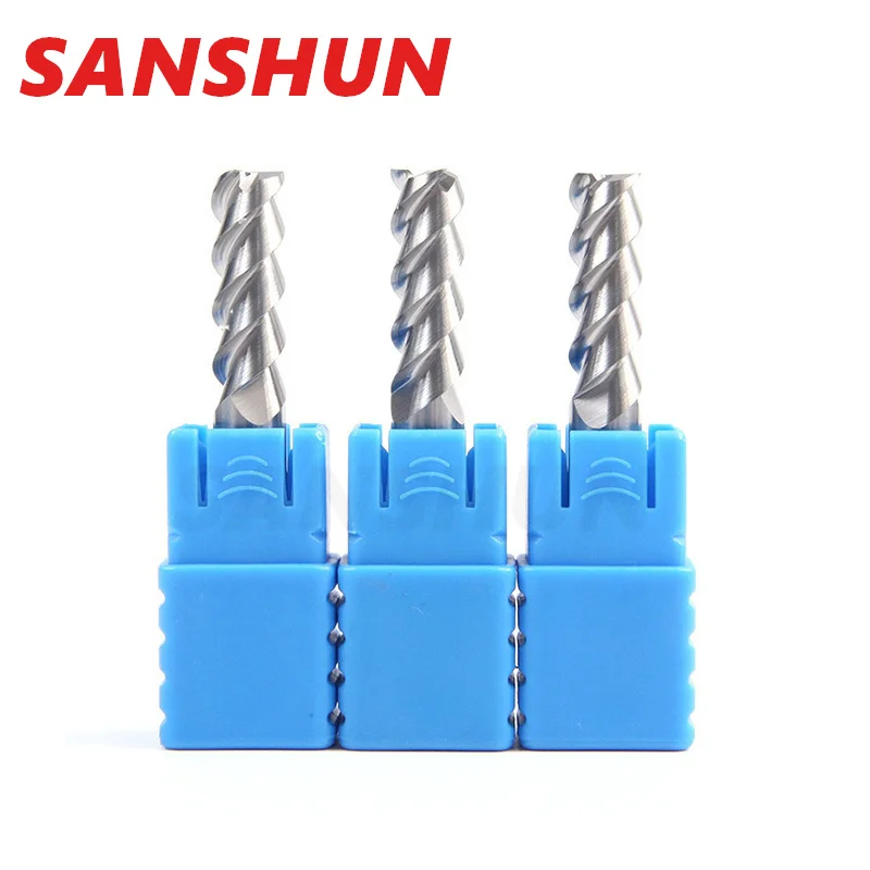 HRC55-3-blade-aluminum-milling-cutter-single-blade-milling-cutter-CNC ...