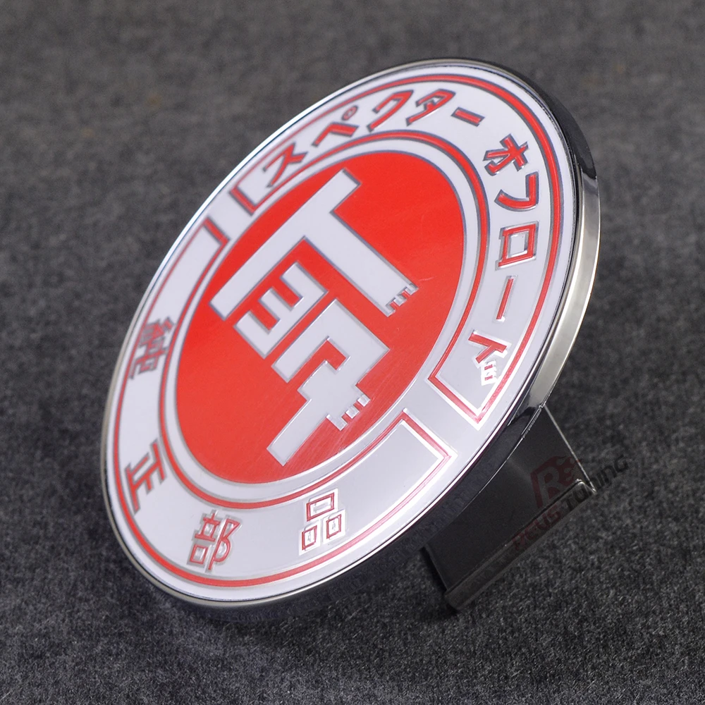 Universal Aluminum+plastic Diameter: 9cm Red Japan Automobile ...