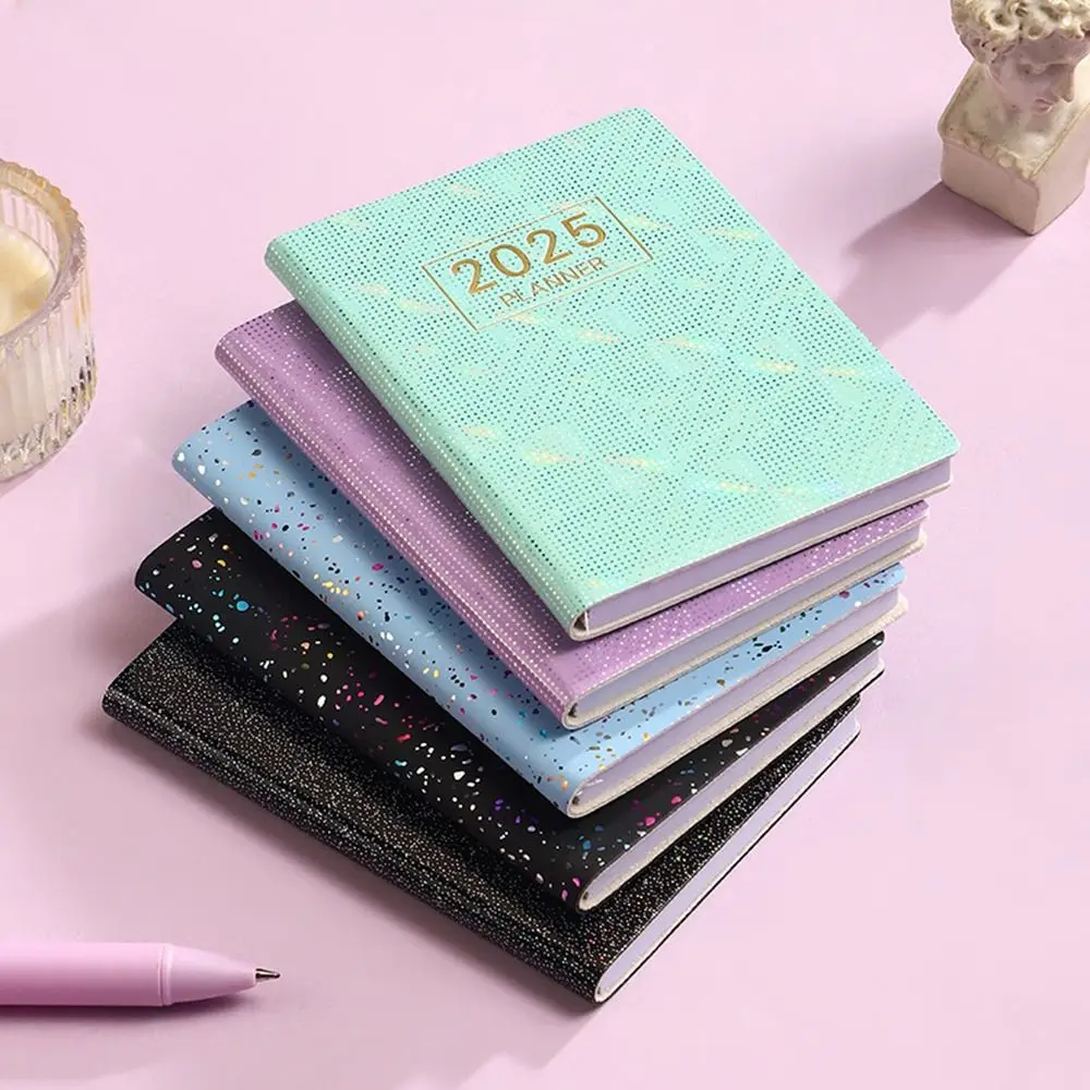 Bling-A7-Mini-Pocket-Notebook-English-Colorful-2025-Schedule-Planner ...