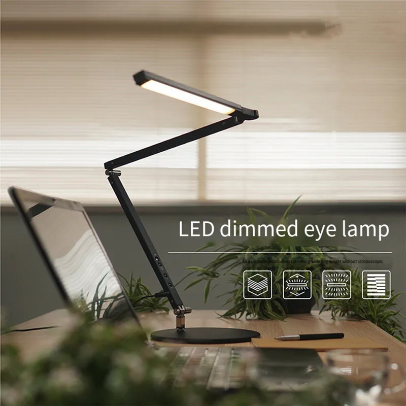 8W-Long-Arm-Rotating-Desk-Lamp-Folding-Adjustable-Modern-LED-Table-Lamp ...