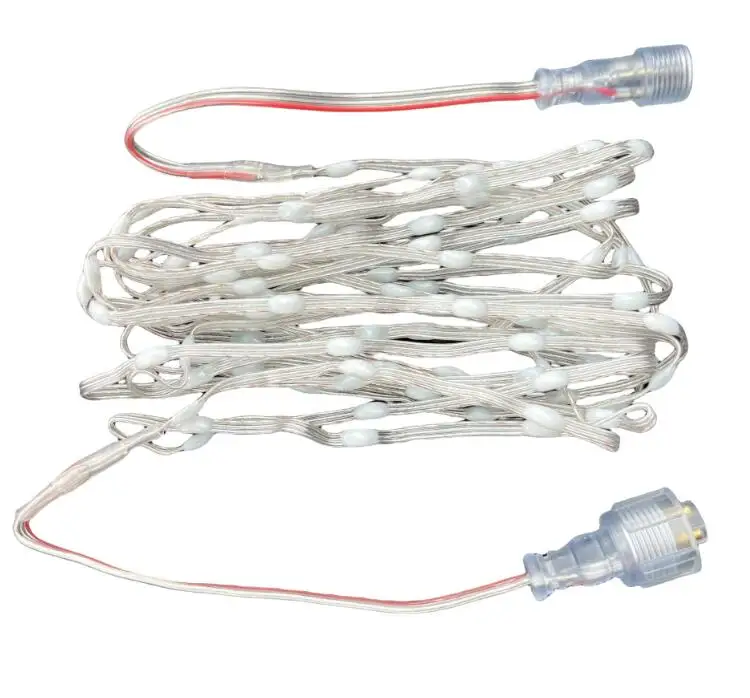 DC12V-100leds-WS2811-LED-Pebble-string-light-RGB-addressable-full-color ...