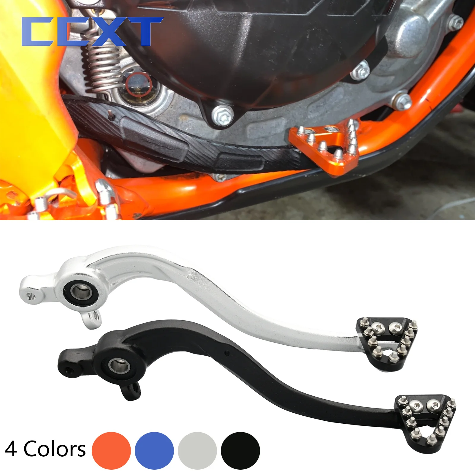 CNC-Motorcycle-Footbrake-Lever-Foot-Brake-Pedal-For-KTM-SX-XC-XCW-EXC ...