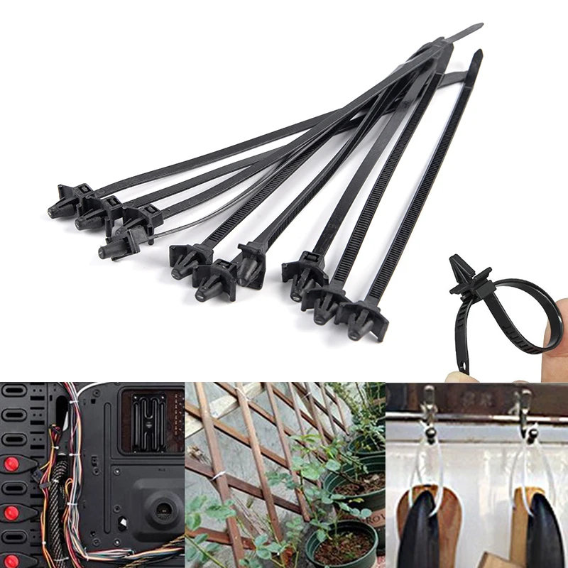 Câble-fil-gaine,Clips de fixation de câble rond en nylon détachable ...