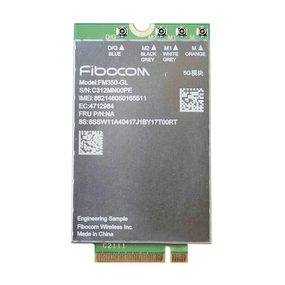 Fibocom FM350-GL 5G NR M.2 Sub6 Module For ThinkPad Laptop T14s X13 ...