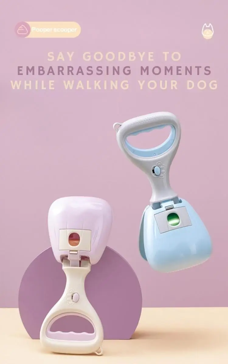 Pet Poop Picker Poop Shovel Portable Dog Poop Collector Cat - Inspire ...