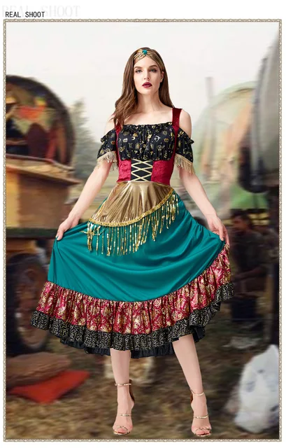 Gypsy Skirts Costumes Gypsy Costume Fortune Teller Psychic Top Skirt