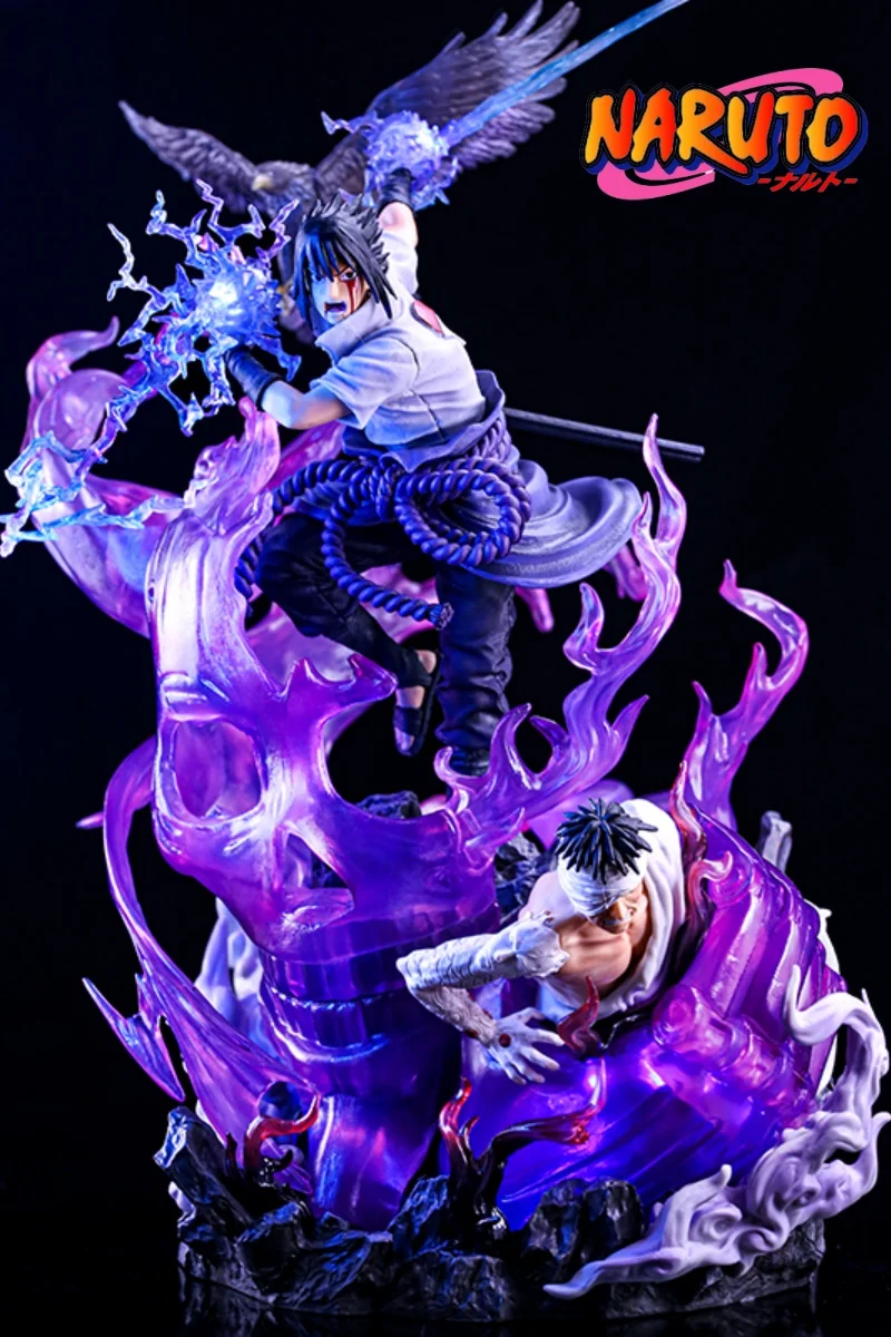 Naruto-Gk-Figuras-Anime-Sasuke-Uchiha-Kakashi-Susanu-Nohubo-Doninha-PVC ...