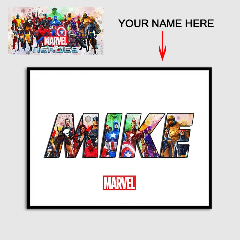 Marvel Character Logos And Names