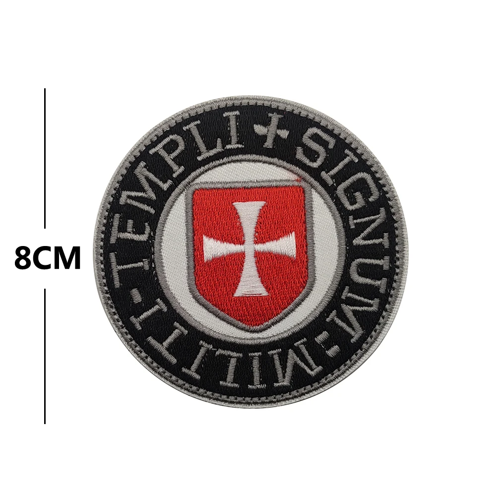 Embroidered-TEMPLI-SIGNUM-MILITI-Patch-Knights-Templar-Tactical-Emblem ...