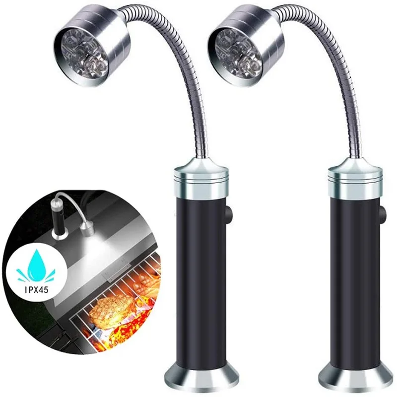 Magnetic Outdoor BBQ Barbecue Grill Led Grill Lights Adjustable ...