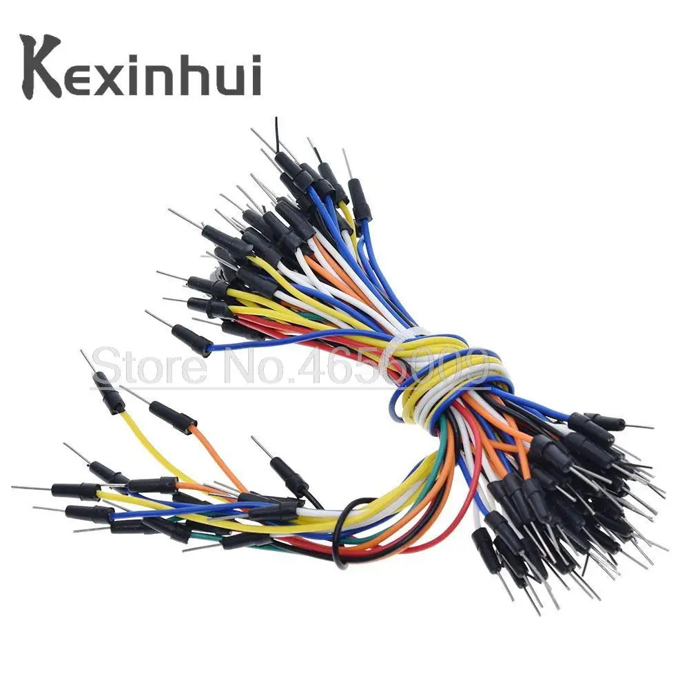 65PCS-Jump-Wire-Cable-Male-to-Male-Flexible-Jumper-Wires-for-Arduino ...