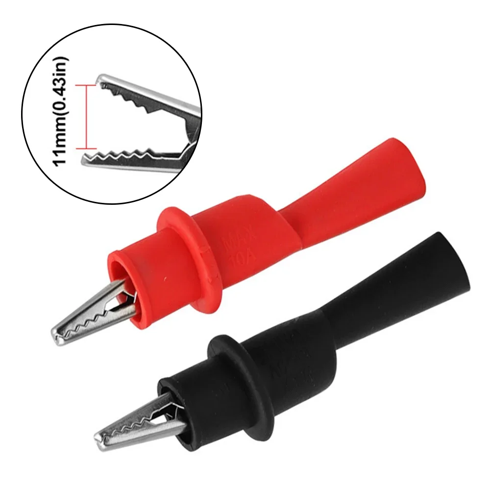 1-Pair-Alligator-Crocodile-Test-Clip-Clamp-For-Multimeter-Tester-Probe ...