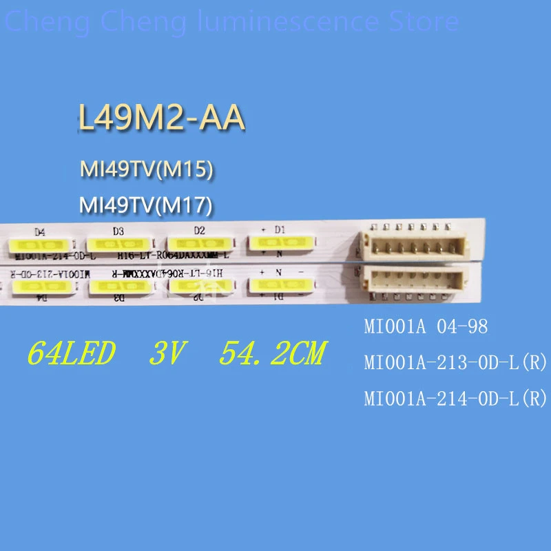 New Original For Xiaomi L49m2-aa Light Bar Mi49tv(m15) M17)(m15) Lamp Bead Liquid Crystal 64led ...