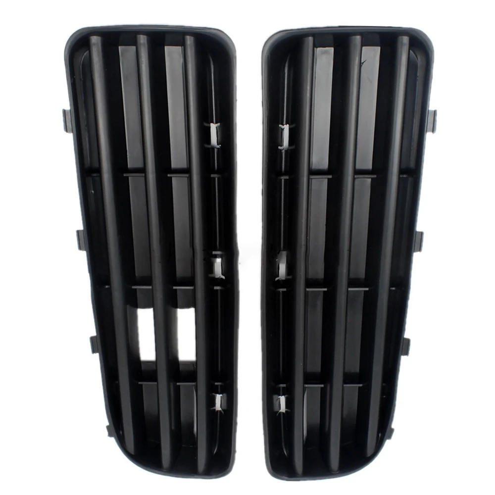 Front Bumper Fog Light Cover Grille Left/Right Fog Lamp Grille Black ...