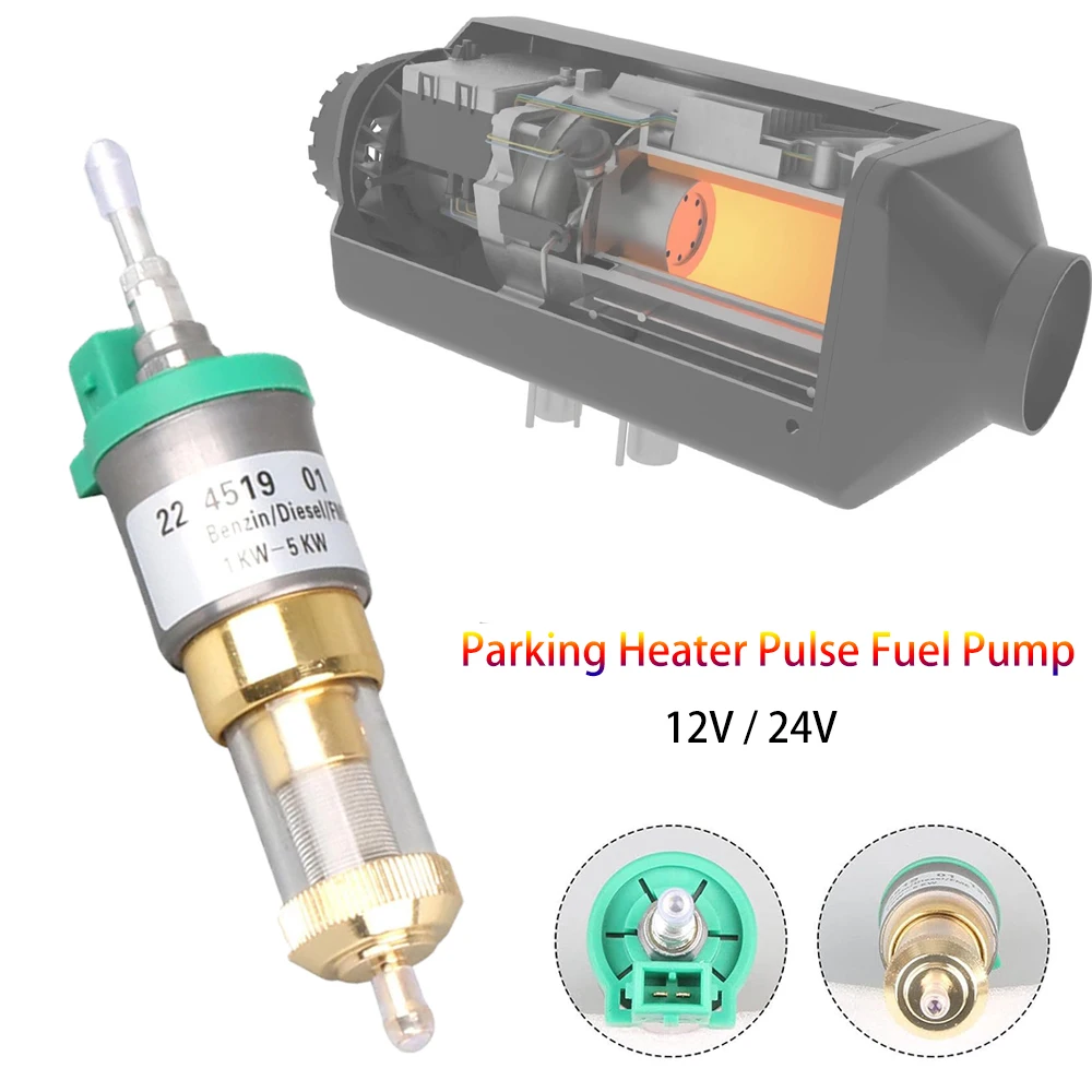 12V-24V-Car-Electric-Oil-Fuel-Pump-Air-Parking-Heater-2-Pins-Heater-Oil ...