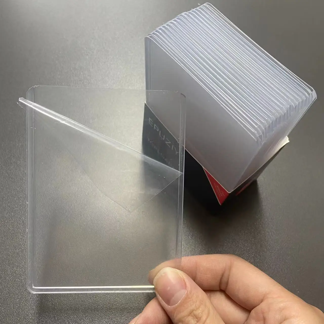 35PT-3X4-Top-Loader-Game-Cards-with-film-Protector-Trading-Card-Holder ...