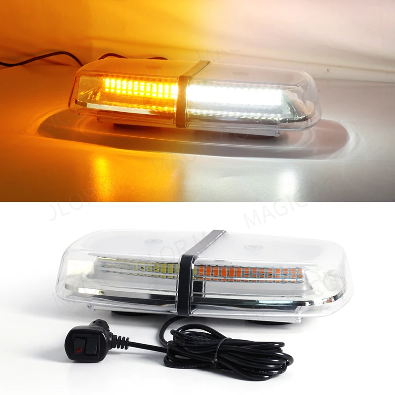 Car-LED-Strobe-Roof-Lights-Becaon-Police-Emergency-Magnetic-Warning ...