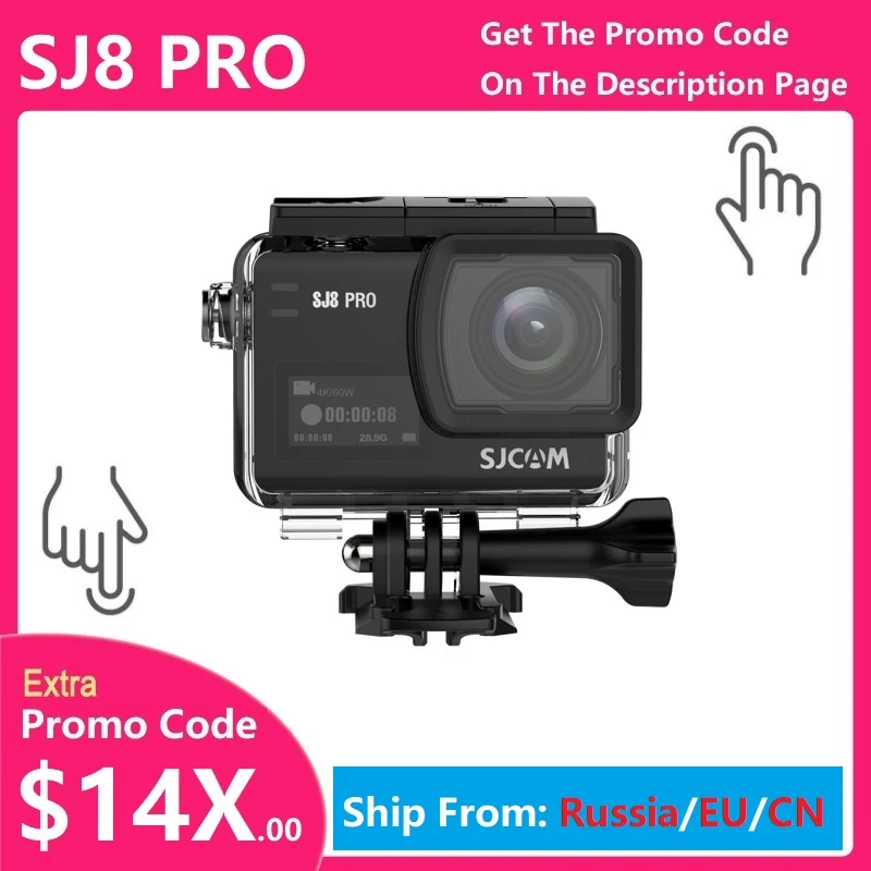 Sjcam Sj8 Pro Sj8 Series 4k 60fps Wifi Remote Helmet Action Camera ...