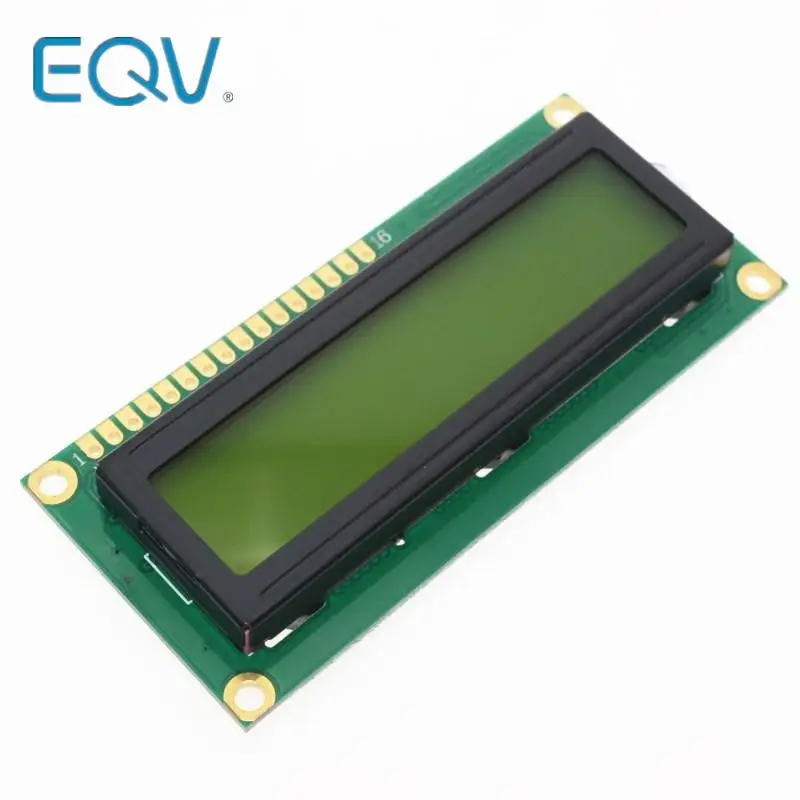 Módulo de pantalla verde LCD1602 1602 para arduino, pantalla LCD de 16x2 caracteres, módulo 1602 ...