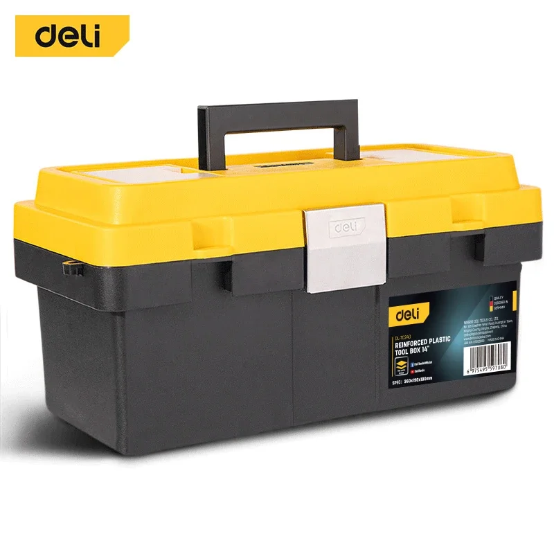 Deli-Plastic-Tool-Case-Hardware-Toolbox-Storage-Box-Car-Maintenance ...