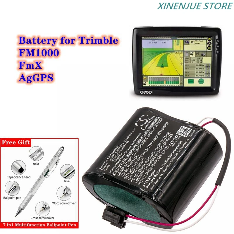 Survey-Test-Battery-6V-12000mAh-67898-01S-ZTN67898-01S-for-Trimble ...