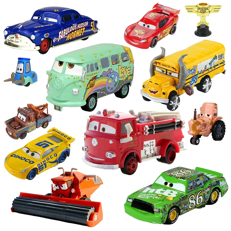 Cars-Disney-Pixar-Cars-2-3-Toy-Lightning-Mcqueen-Chick-Hicks-Collection ...