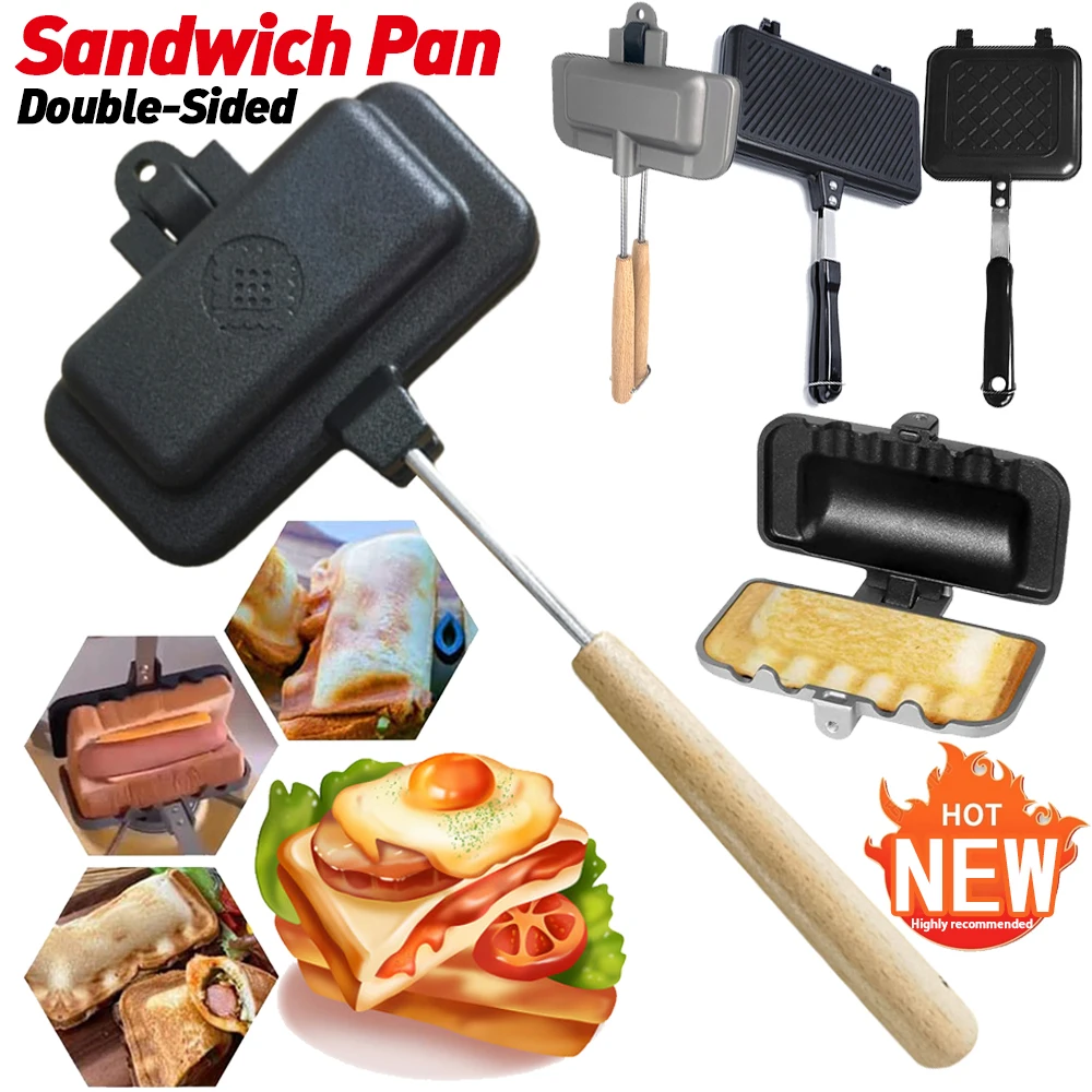Sandwich-Pan-Mold-Non-Stick-Foldable-Sandwich-Baking-Pan-Breakfast ...