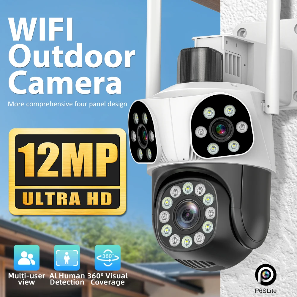 6K-12MP-WiFi-Camera-Outdoor-10x-Zoom-Triple-Lens-Triple-Screen-Security ...