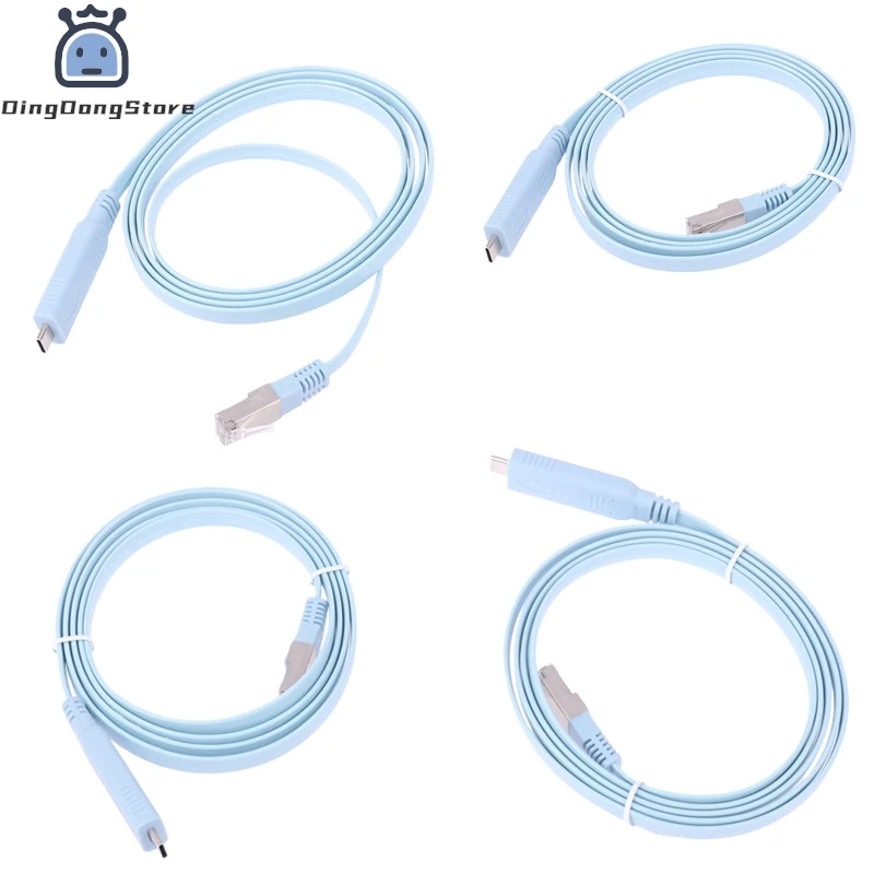 1Pc-1-5m-Usb-C-To-Rj45-Console-Cable-Rs232-Serial-Adapter-For-Router-Rj ...