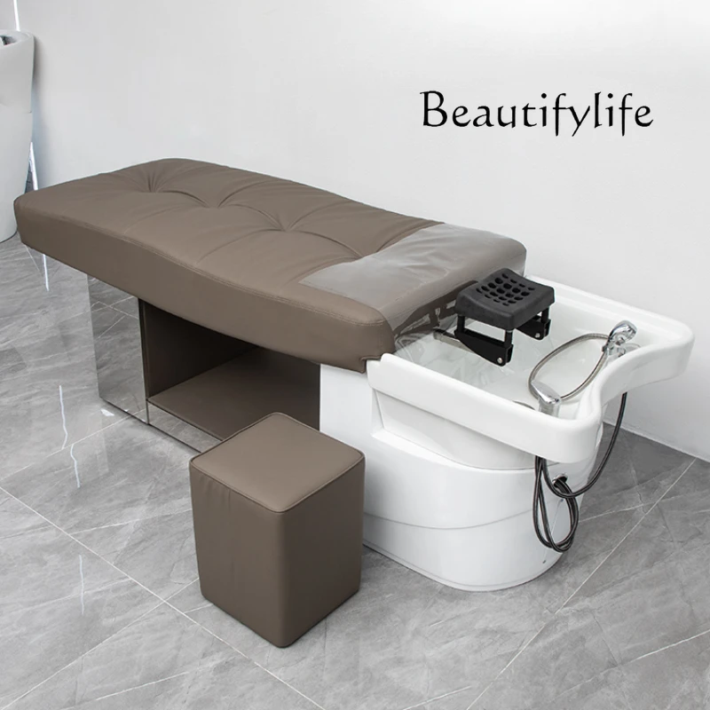 Barber-Shop-Shampoo-Chair-Lying-Completely-Thai-Bed-Flushing-Bed ...