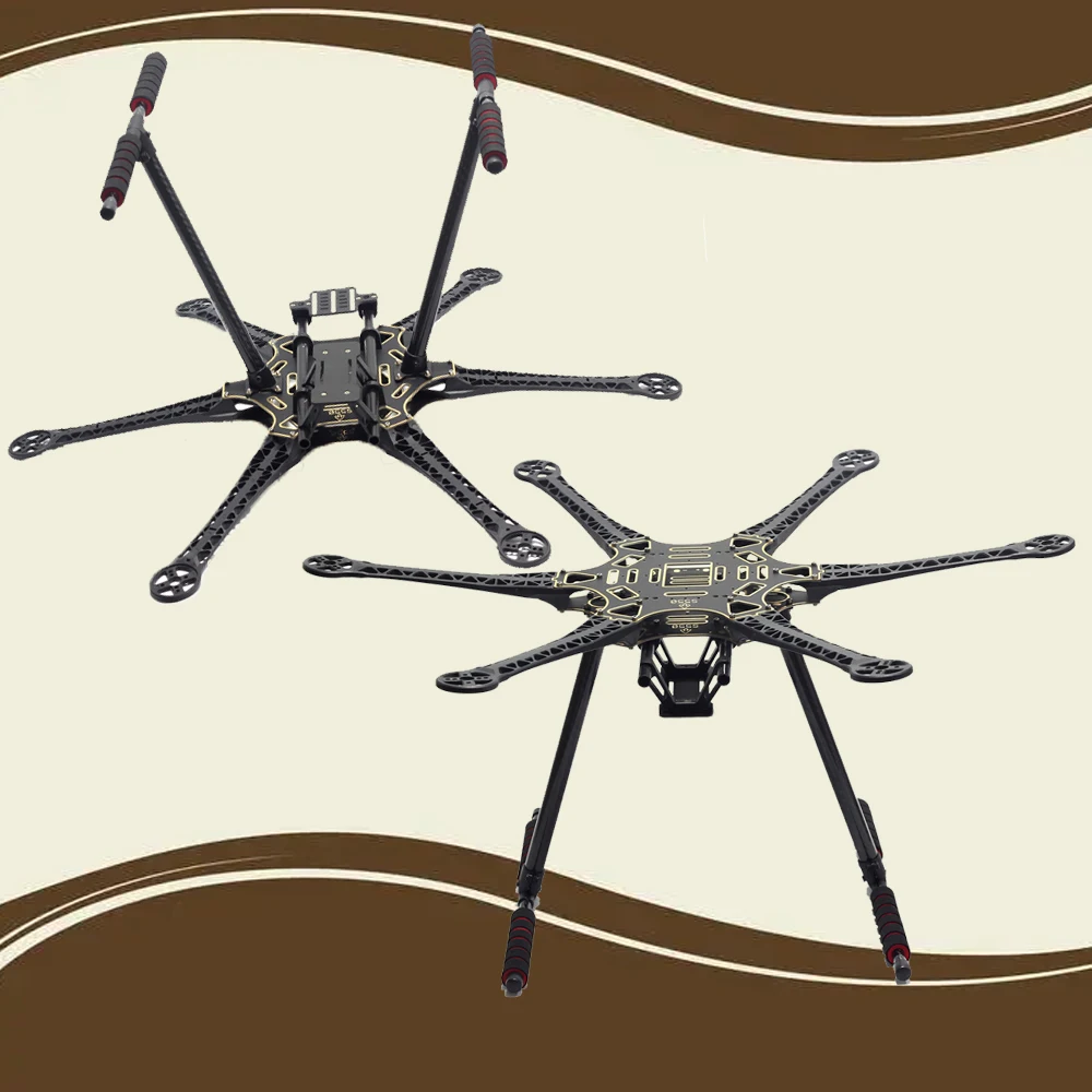 F550-S550-500-Upgrade-Hexacopter-Frame-Kit-with-Unflodable-Landing-Gear ...