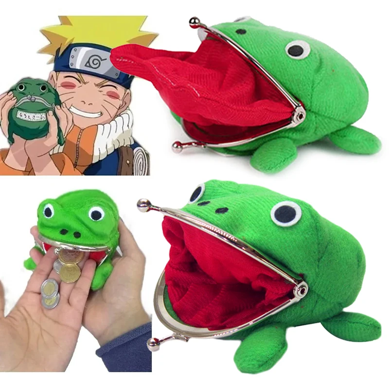 Cartoon-Anime-Frog-Coin-Purse-Cosplay-Props-Frogs-Wallet-Manga-Flannel ...