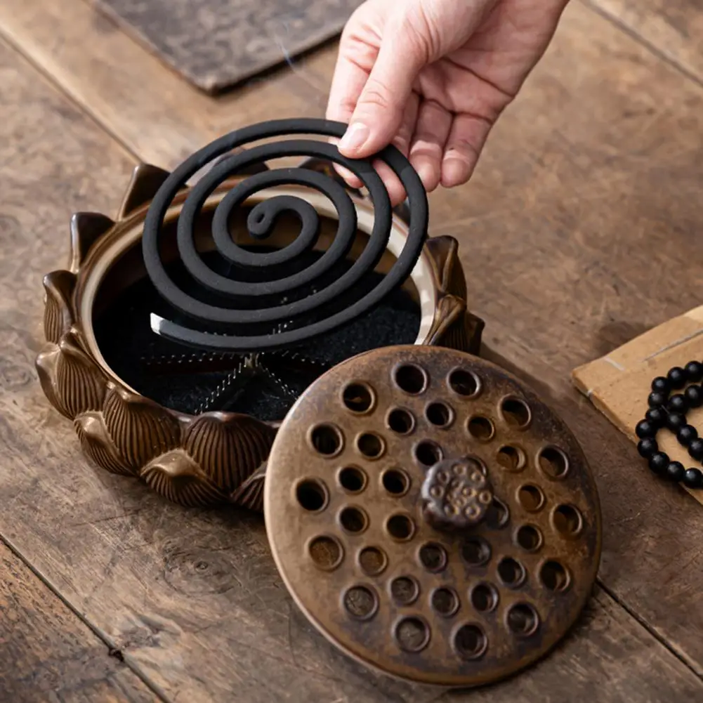 Incense-Burner-Creative-Shape-Heat-Resistant-Stable-Base-Smooth-Edge ...