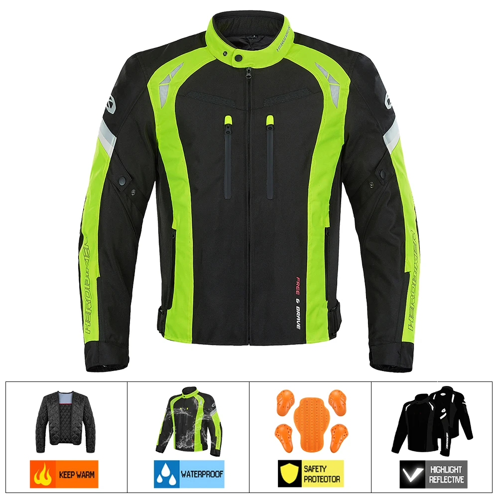 New-Man-Motorcycle-Jacket-Waterproof-Chaqueta-Wearable-Riding-Racing ...