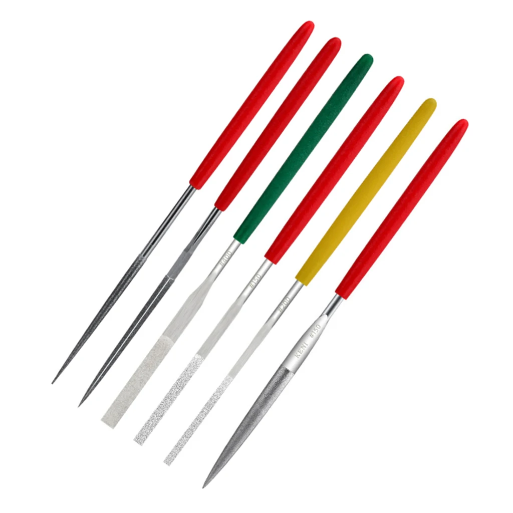 150-600# 3*140mm Diamond Files for Metal Jeweler Stone Polishing Wood ...