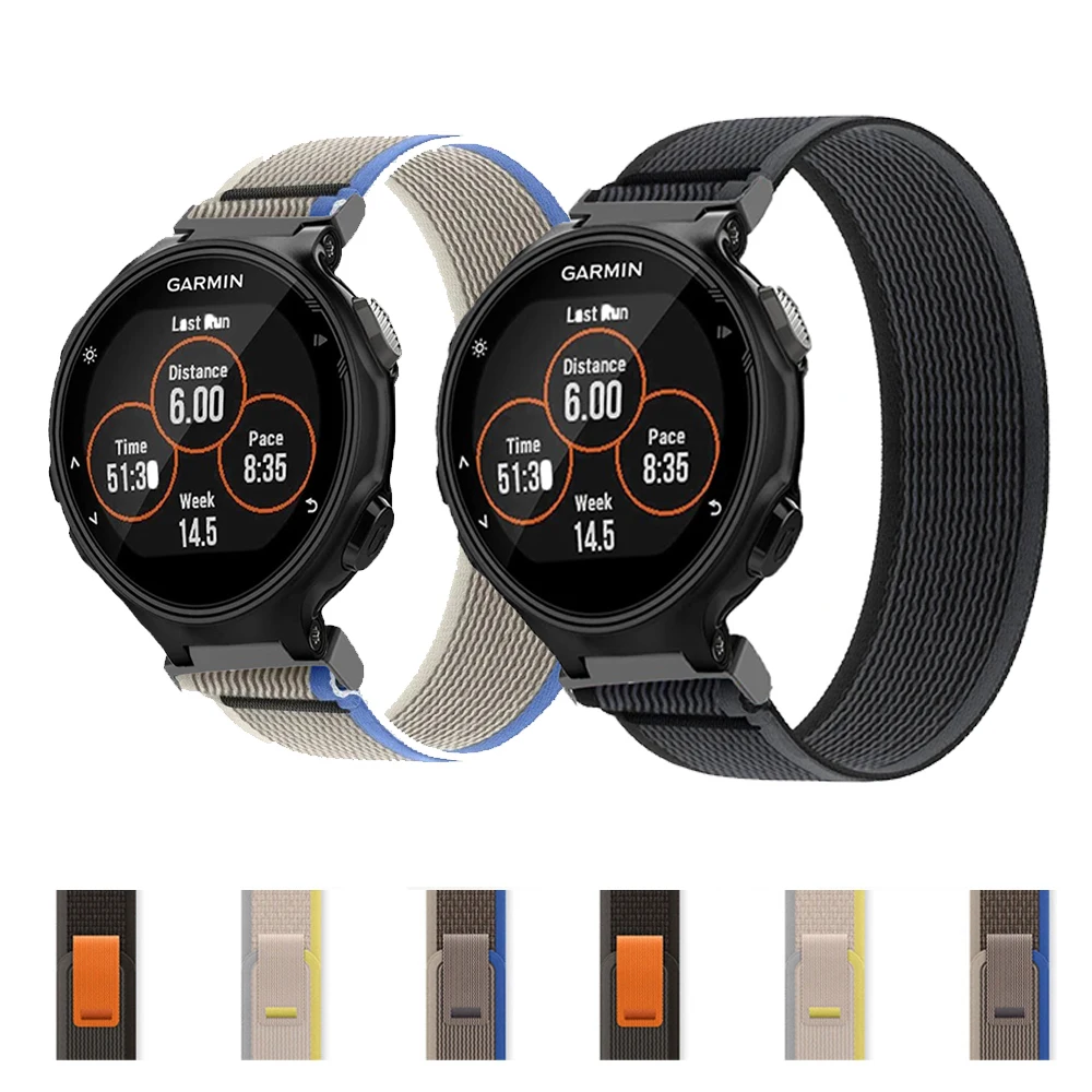 New-Nylon-Trail-Loop-Strap-For-Garmin-Forerunner-735XT-735-230-235-620 ...