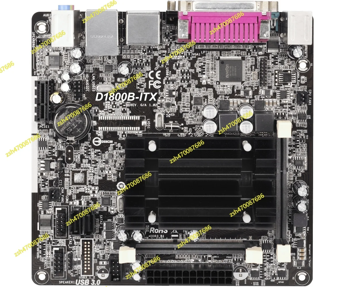 For Asrock D1800B-ITX Motherboard J1800 DDR3/DDR3L 1333 Integrated with ...