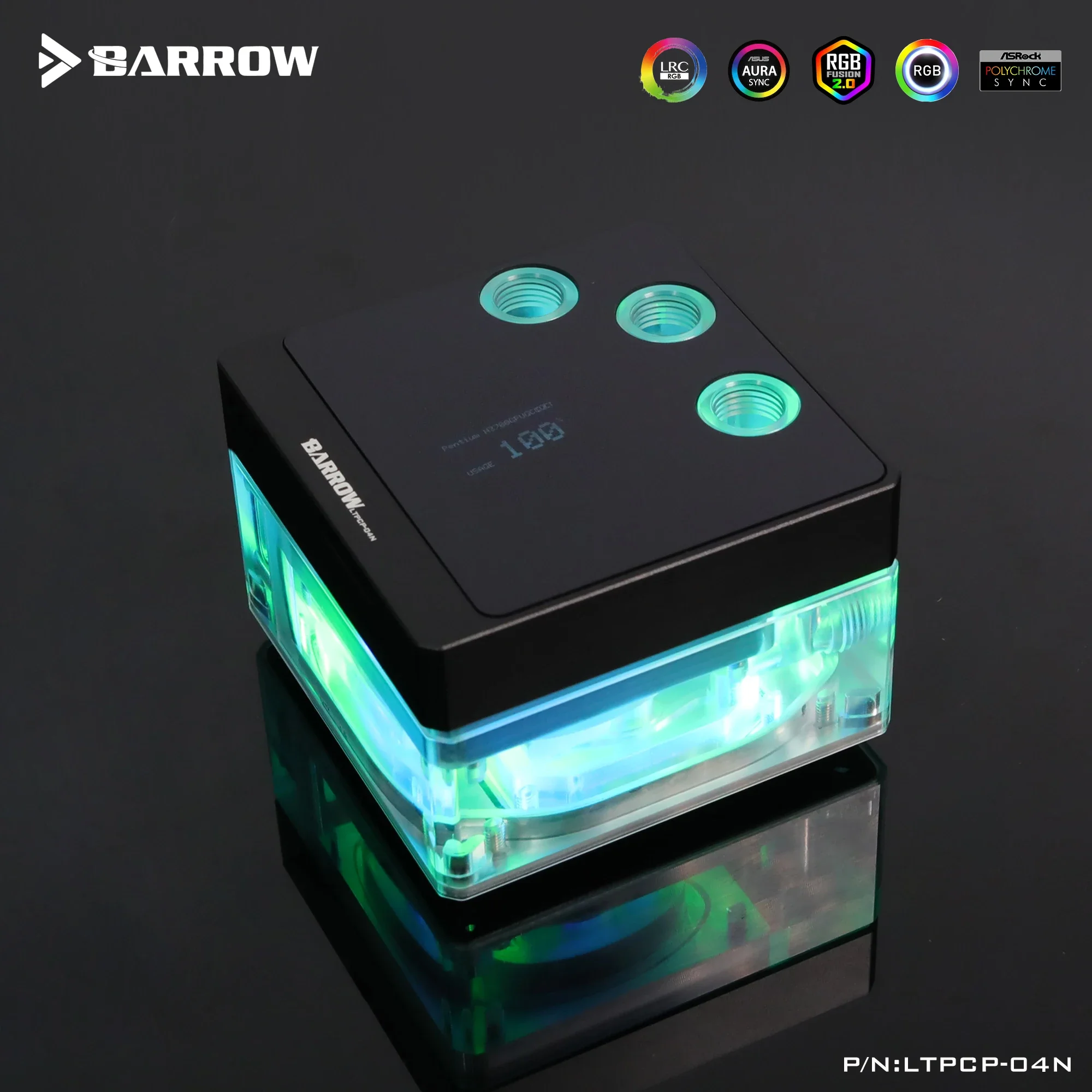 Barrow OLED Digital Display Water Pump+CPU Block Combo Use for Intel ...