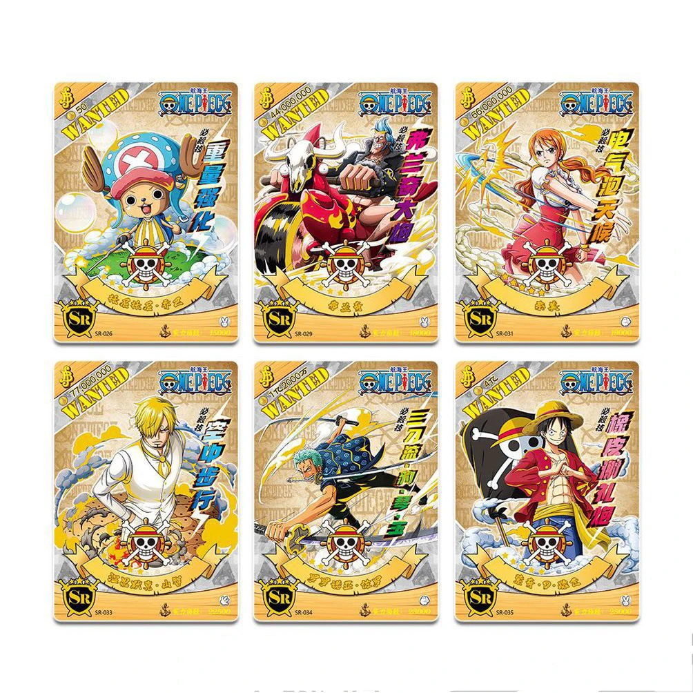 One piece cards Box Playing Games Collection Figures Zoro Luffy Nami ...