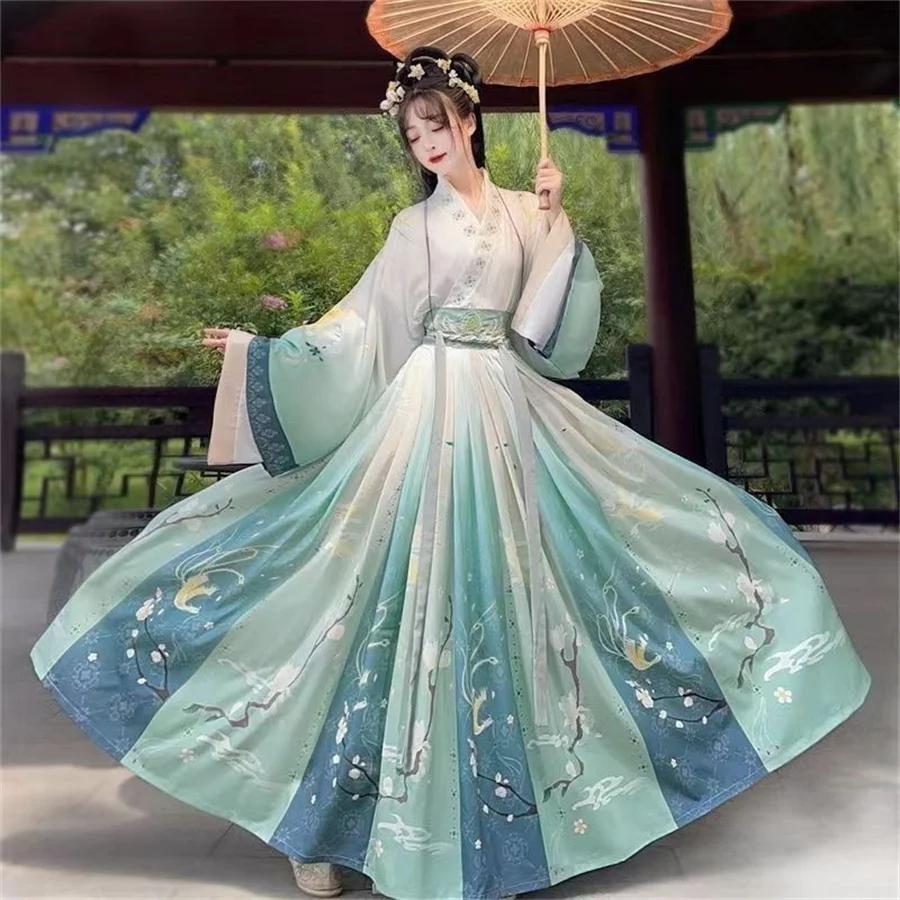 Hanfu-Women-Chinese-Traditional-Cosplay-Fairy-Costume-Ancient-Song ...