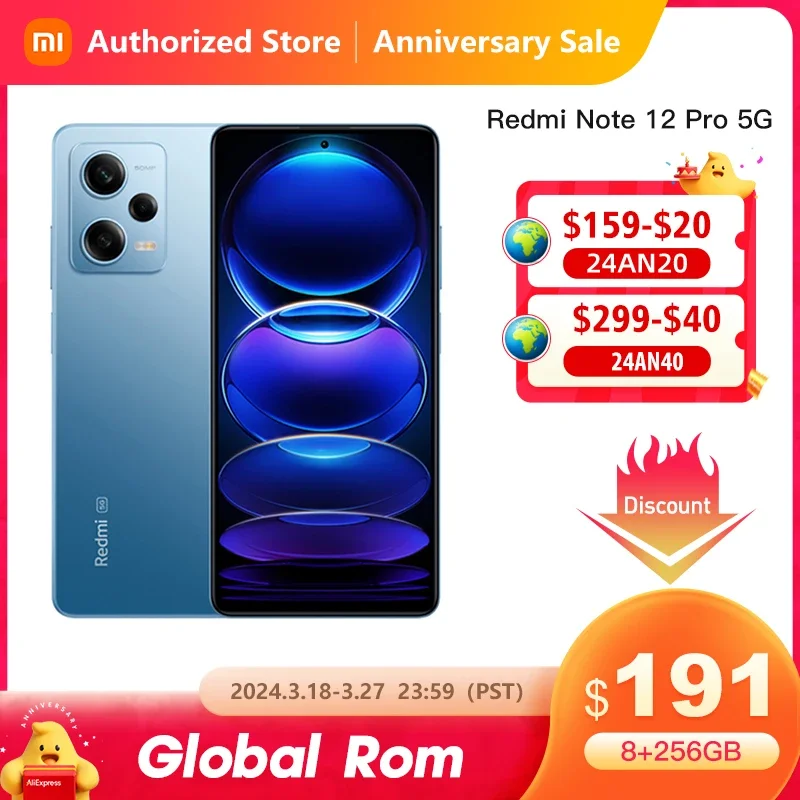 Xiaomi-Smartphone-Redmi-Note-12-Pro-5G-ROM-Global-MTK-Dimensity-1080 ...