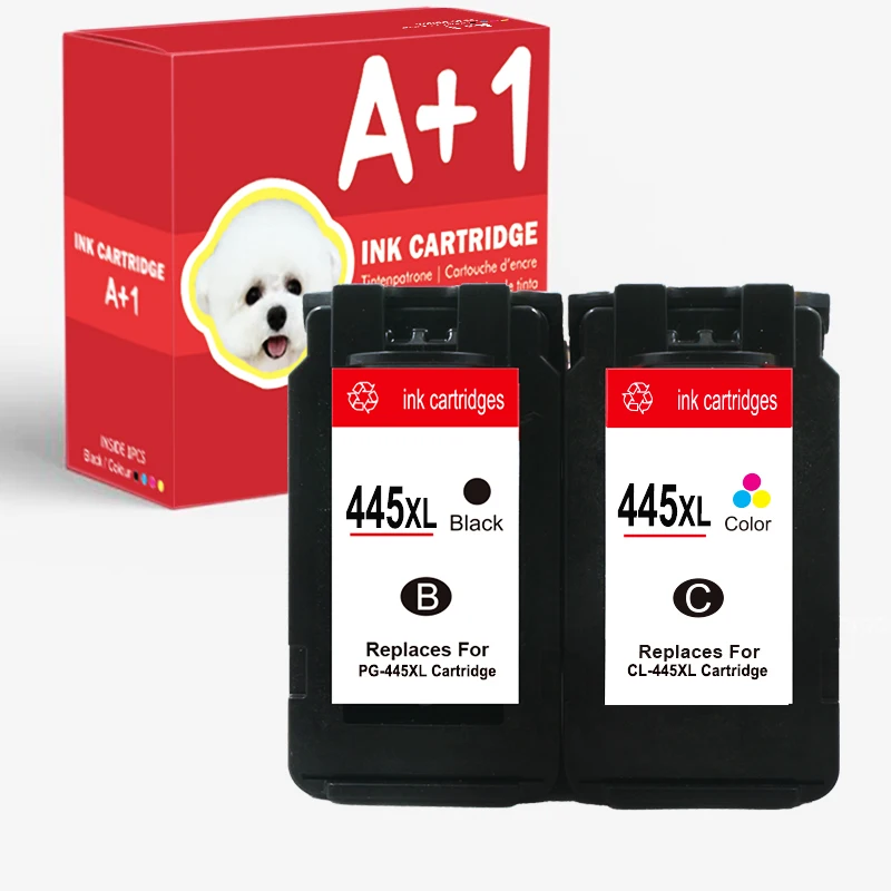 A+1 Remanufactured Refill Ink Cartridge For Canon PG 445 CL 446 XL PG ...