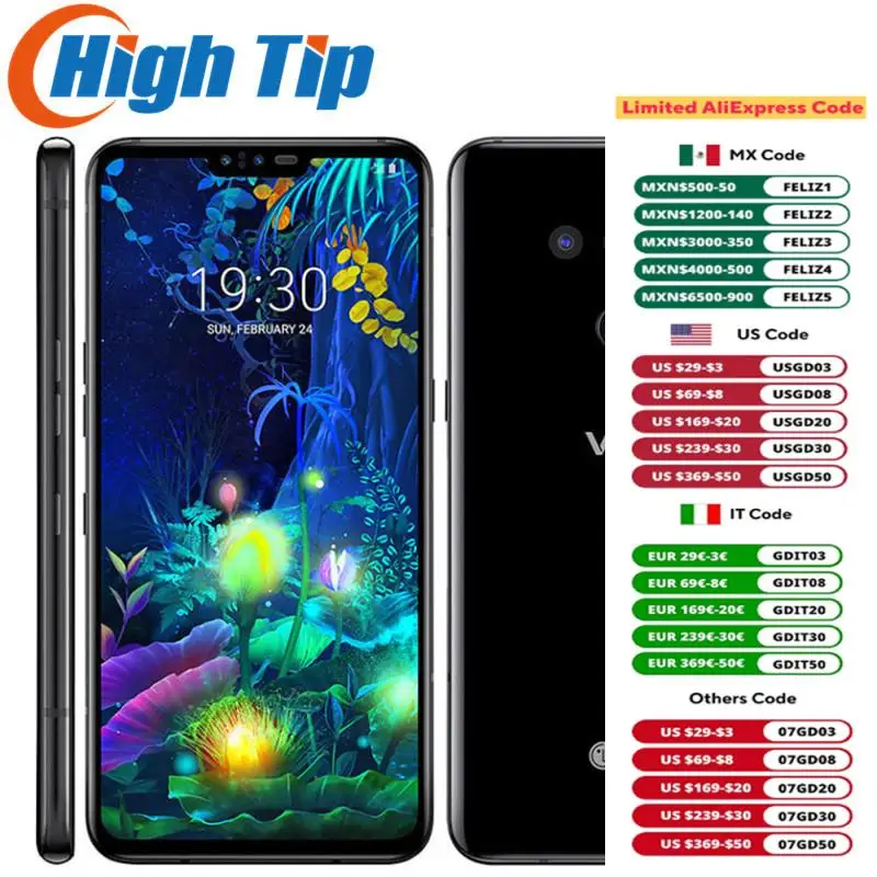 Unlocked-Original-LG-V50-ThinQ-4G-LTE-5G-Cell-Phone-6-4-6GB-RAM-128GB ...