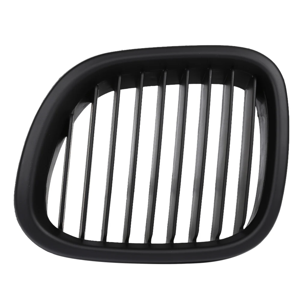 2pcs Front Insert Grille Trim Cover Single Slat Car Replacement Front ...