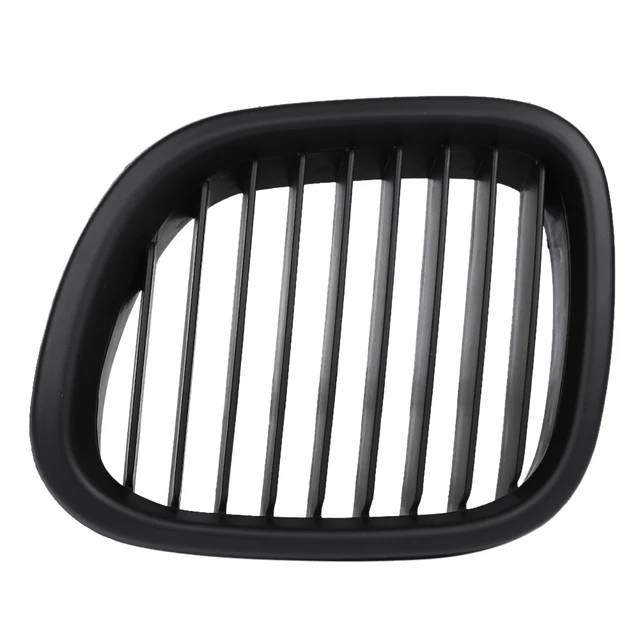 2pcs Front Insert Grille Trim Cover Single Slat Car Replacement Front ...