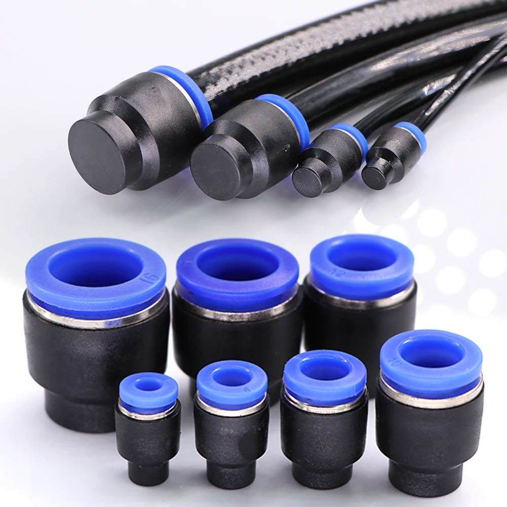 2PCS-4-16mm-End-Plug-Hose-Adapter-Slip-lock-Quick-Insert-Release ...