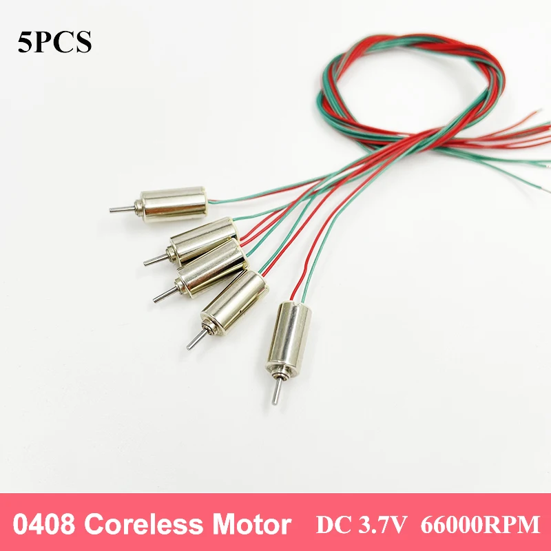 5pcs-Mini-4mm-8mm-0408-Corless-Motor-DC-3V-3-7V-66000RPM-Ultra-High ...