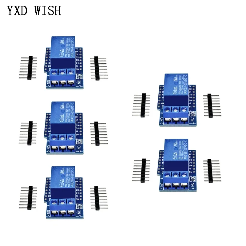 10pcs-One-Channel-Wemos-D1-Mini-Relay-Shield-Wemos-D1-Mini-Relay-Module ...