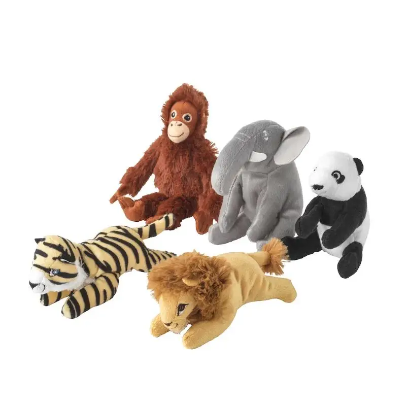 YIJA-DJUNGELSKOG-Pongo-Orangutan-Monkey-Lion-Tiger-Panda-Elephant-Plush ...