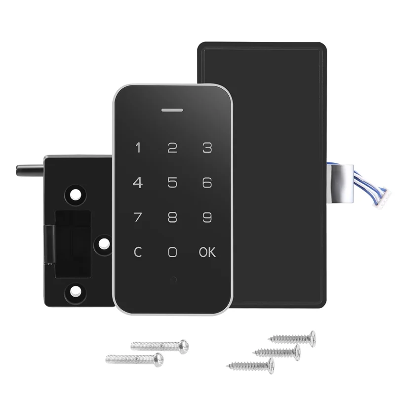 Electronic-Keyless-Cabinet-Lock-Numeric-Keypad-Smart-Electronic-Touch ...